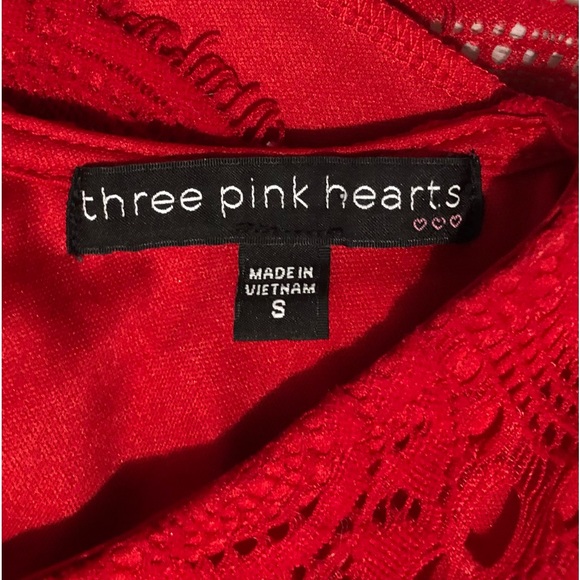 Three Hearts | Tops | Three Pink Heart Top | Poshmark